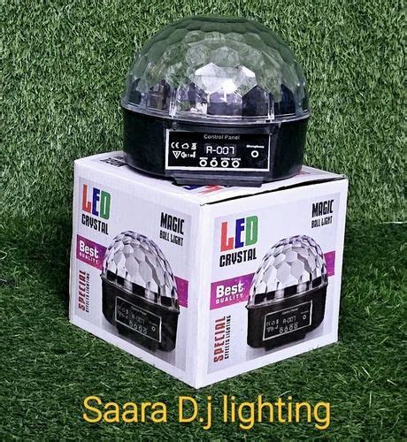 Multicolor 10 W LED Crystal Magic Ball Light at ₹ 200/piece in New ...