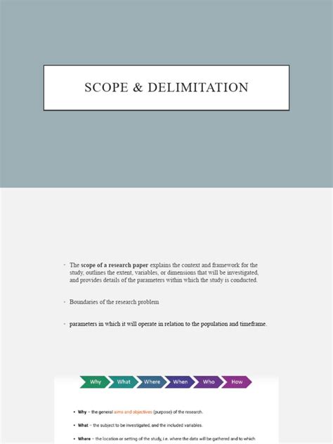 scope and delimitation pdf validity statistics scope computer