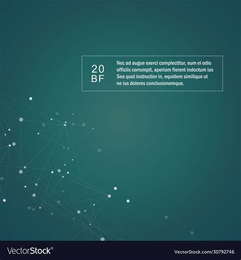 Abstract Molecular Science Connection Royalty Free Vector