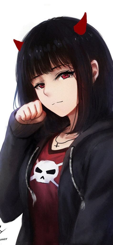Devil Cute Anime Girl Art F7eaa417 Devil Girl Hd Phone