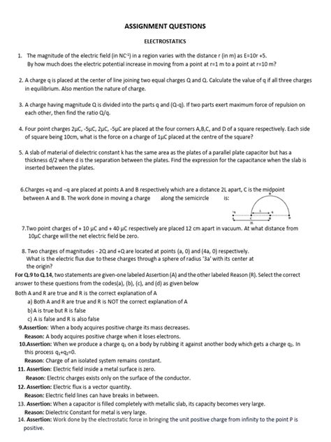 Class 12th Assignment Ch 1 2 3 Pdf