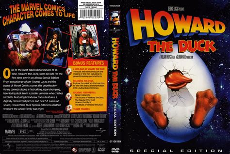 Howard The Duck Special Edition Jmann770 Movie Dvd Custom Covers