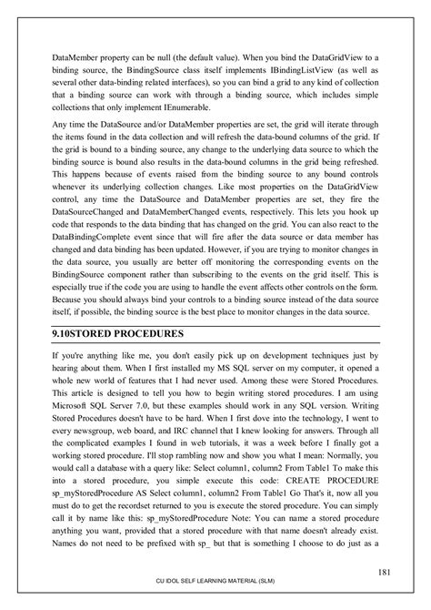 cu mca sem iv web application development second draft teamlease