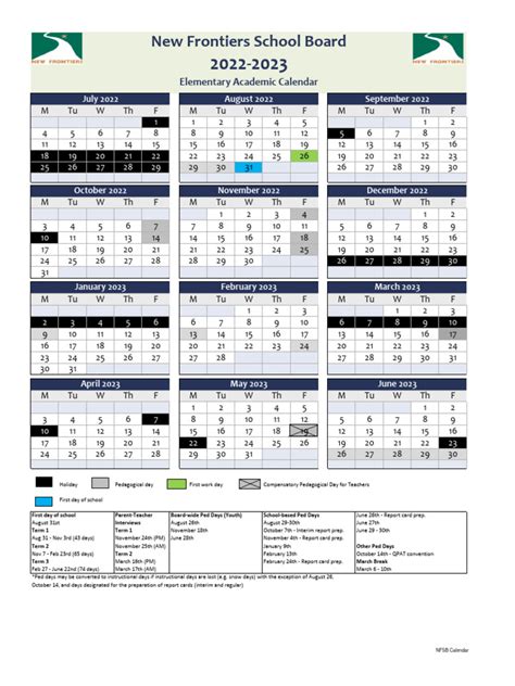 2022 23 Elementary Cals Pdf