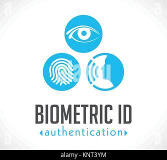 Logo Fingerprint Recognition Biometric Access Control System
