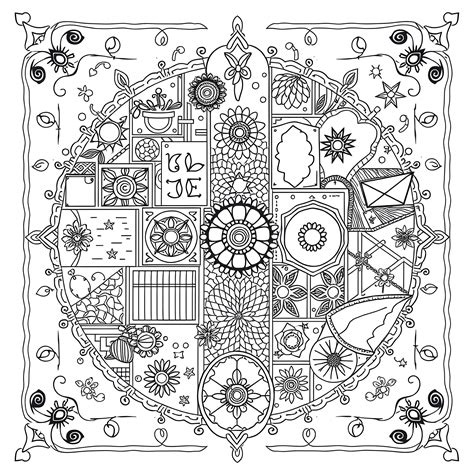 120 Best Patchwork Coloring Pages Free Printable Pdfs