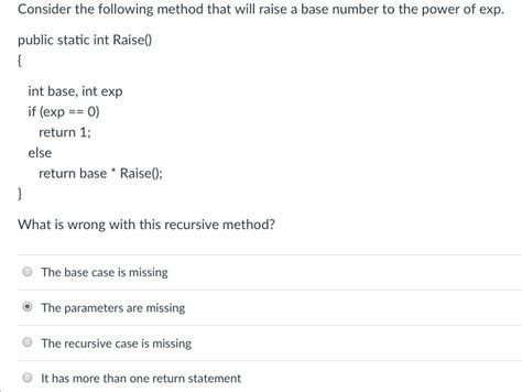 Solved Consider This Function Declaration Public Static Chegg