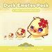 Duck Bundle Emotes Pack For Twitch Discord Youtube Emotes Etsy