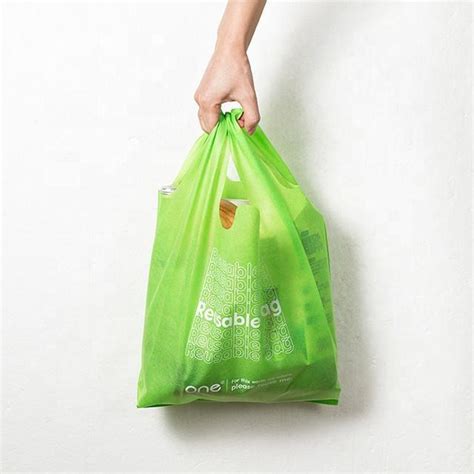 Pp Non Woven Reusable Vest Shopping Bags Tote Shopping Bags Pp Non