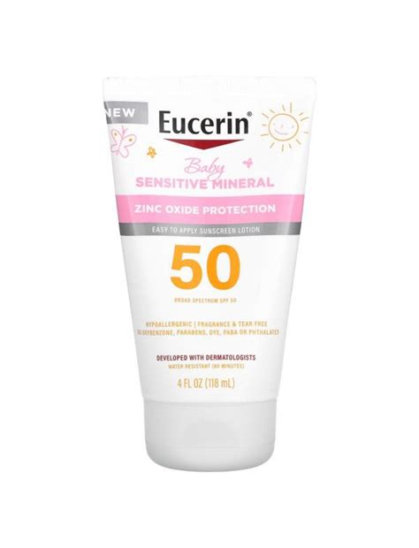 Eucerin Sensitive Mineral Lightweight Sunscreen Lotion Spf 50 118ml