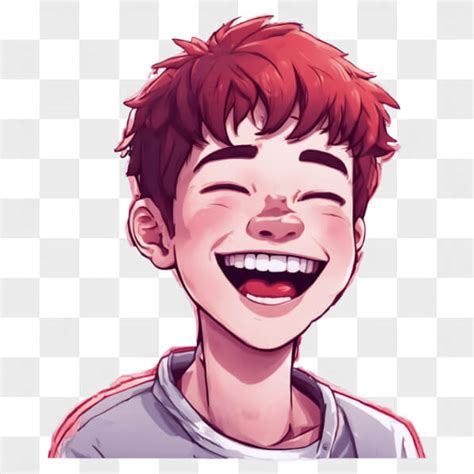 Descarga Chico Animado Y Alegre Riendo Cartoons En Línea Creative Fabrica