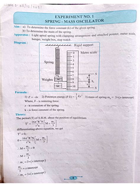 Spring Mass Oscillation Solutions Pdf
