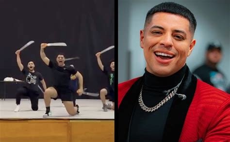 Eduin Caz presume coreografía con MACHETES termina con CORTADA Grupo Milenio