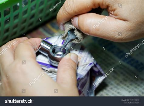 Asian Workers Chamfering Workpieceproduction Process Concept Stock Photo 2205739817 Shutterstock