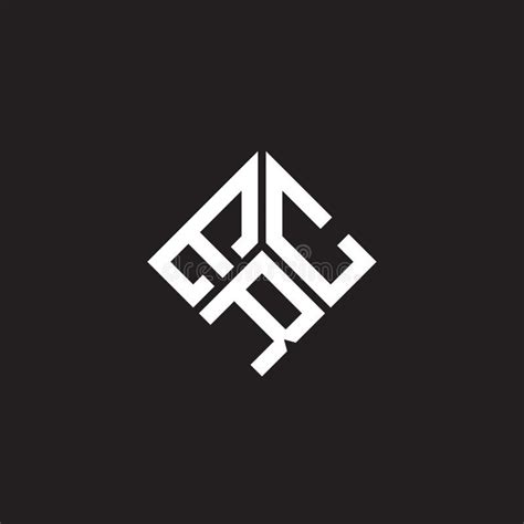 Erc Letter Logo Design On Black Background Erc Creative Initials