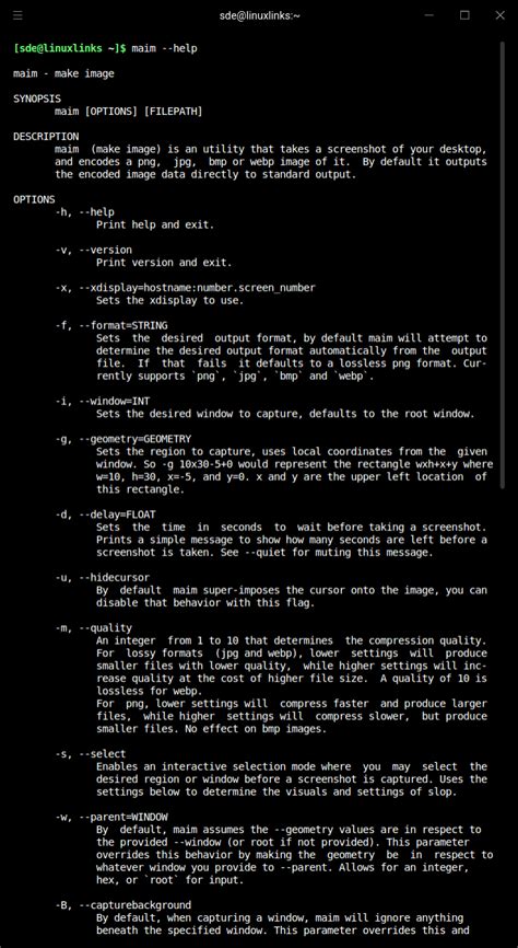 Maim Takes Screenshots Of Your Desktop Linuxlinks