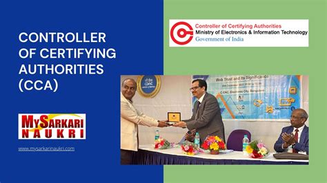 Controller Of Certifying Authorities Cca Recruitment Mysarkarinaukri En