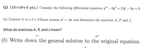 Solved Q1 15 105 ﻿pts ﻿consider The Following