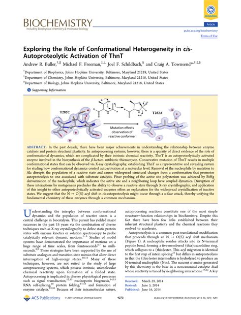 Pdf Exploring The Role Of Conformational Heterogeneity In Cis