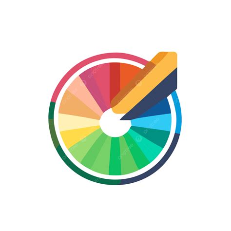 앱 컬러 휠 카란 크리쉰 벡터 흰색 배경에 효율적인 단순한 다채로운 아이콘 그림자 없음 작은 프레임 중앙 Png 일러스트 및 벡터 에 대한 무료 다운로드 Pngtree