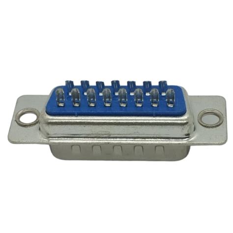 CONECTOR DB15 MACHO 180 SOLDA FIO RS COMPONENTES ELETRÔNICOS