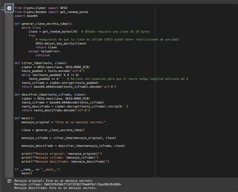 Cifrado Simétrico Tdea Triple Data Encryption Algorithm En Python
