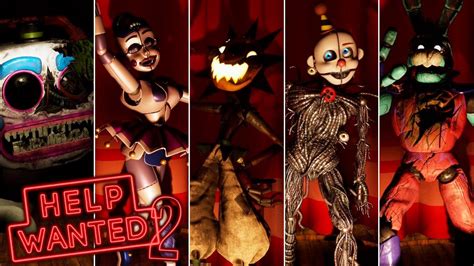 FNAF Help Wanted All Animatronics YouTube