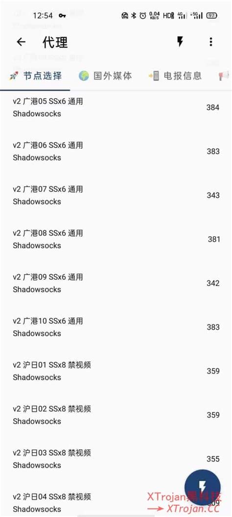 Android安卓客户端ClashForAndroid下载与配置使用教程 XTrojan黑科技