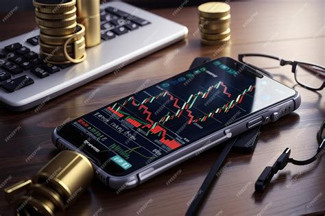 Premium Ai Image Stock Market Or Forex Trading And Graph On Smartphone
