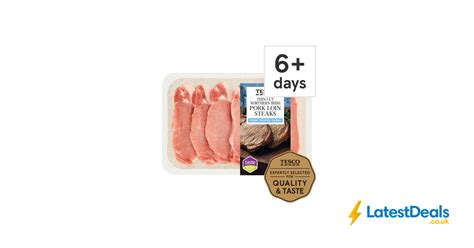 Tesco Thin Cut Pork Loin Steaks 600g Clubcard Price £350 At Tesco