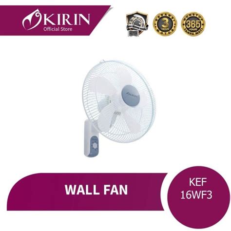 Kirin Kipas Wall Fan Motor Bearing KEF WF Grey Kipas Dinding Lazada Indonesia