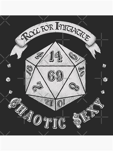 Chaotic Sexy Alignment Poster By Tenkennokaiten Redbubble