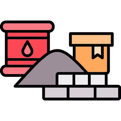 Raw Material Free Industry Icons