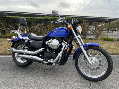 Yellow Honda Shadow 650 Motorcycle