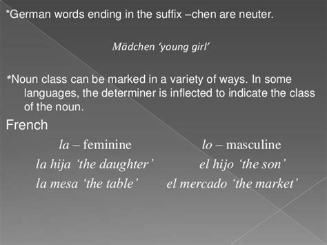 Further Examples Of Inflection