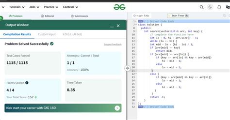 Satya Sai Jakkampudi On Linkedin Gfg160 Geekstreak2024 Problemsolving Geeksforgeeks