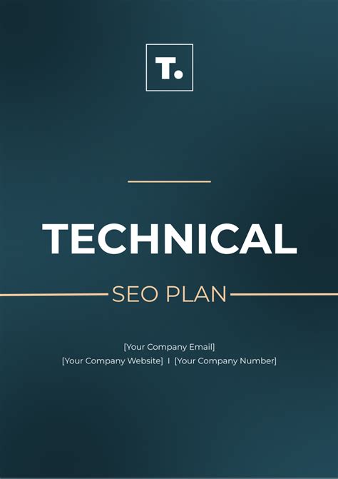 Free Technical Seo Plan Template Edit Online And Download