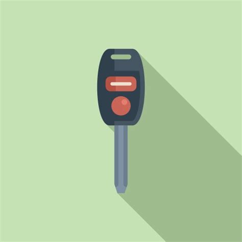 Smart Key Access Icon Outline Vehicle Royalty Free Vector