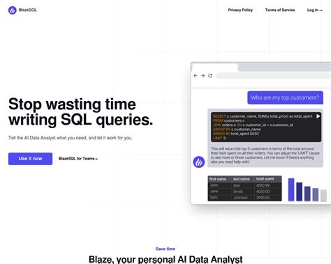 Explore Blaze SQL 2024 The Ultimate AI Guide Pricing Review