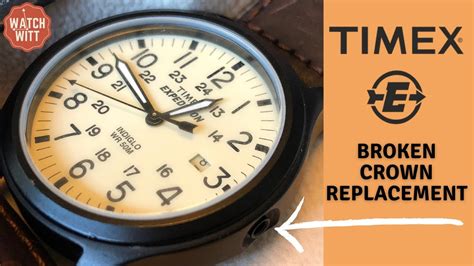 Timex Expedition Crown Stem Replacement Modification Surprise YouTube