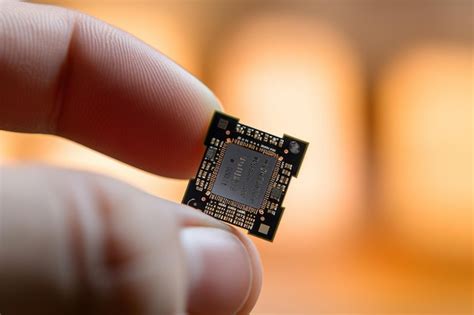 Premium Ai Image A Closeup Of A Microchip With Medical Data Stored On