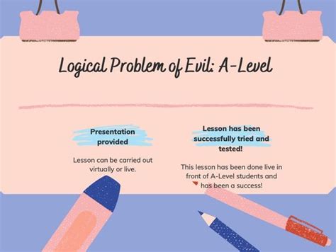 Logical Problem Of Evil Teaching Resources