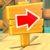 File SM DW Screenshot Arrow Sign Png Super Mario Wiki The Mario Encyclopedia