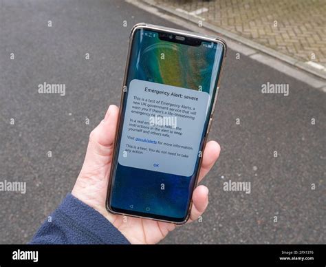 The Emergency Alert Test Message Sent To Residents Of The Uk On Sunday