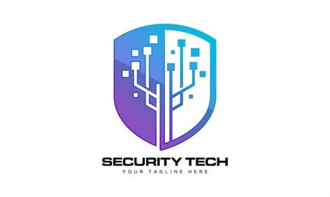 Premium Vector Security Technology Shield Logo