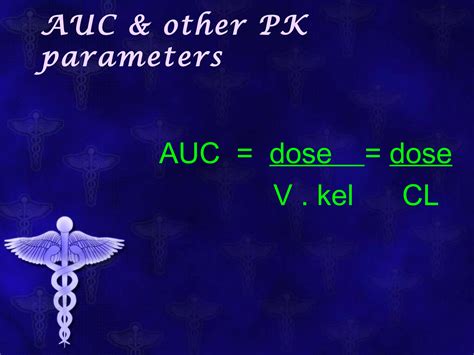 Pharmacokinetics Auc Area Under Curve Ppt Chemistry Science