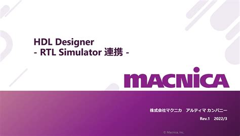 Hdl Development Support Toolhdl Designer Siemens Macnica
