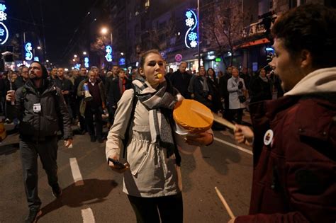 Serbian Police Detain At Least 38 Opposition Continue Protests Against