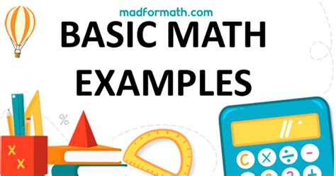 Basic Math Examples