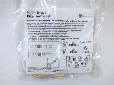 New Oridion 011108 Microstream Filterline H Set Adult Pediatric Co2